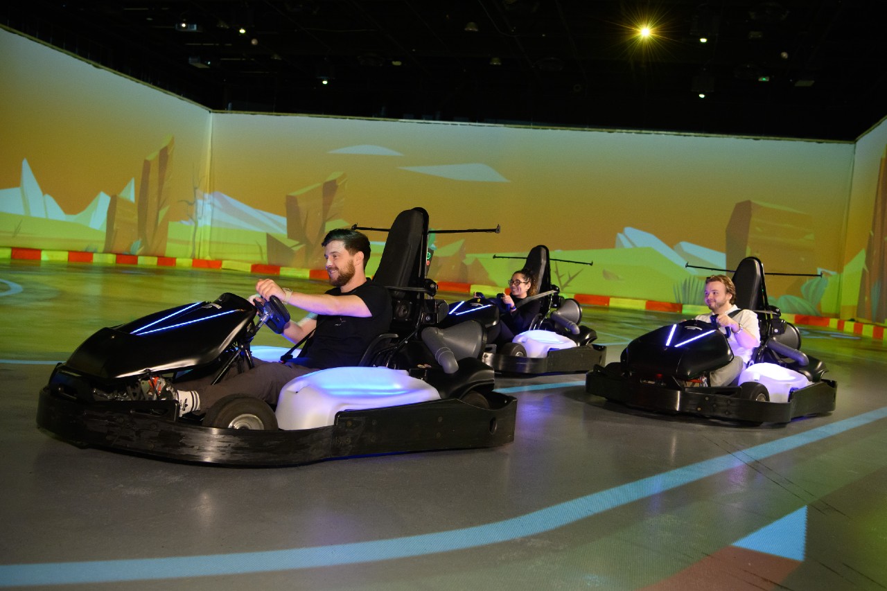 Panasonic projectors deliver immersive karting experience | AV Magazine