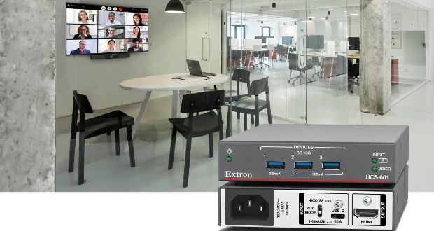 Extron starts shipping Pro 4K USB-C dock for UC spaces | AV Magazine