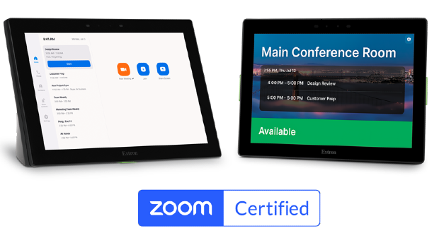 Extron begins shipping Zoom Rooms-certified touch panels | AV Magazine