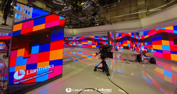UAE TV studio splices seven LianTronics FPP LED screens | AV Magazine