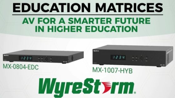 WyreStorm unveils two matrix switchers for education