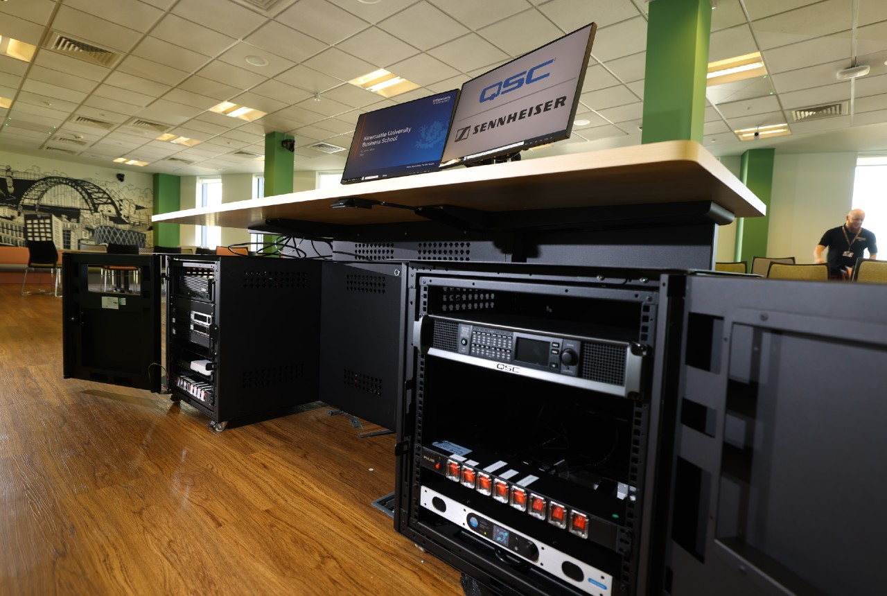 University event space upgraded with ‘high-spec aesthetic’ | AV Magazine