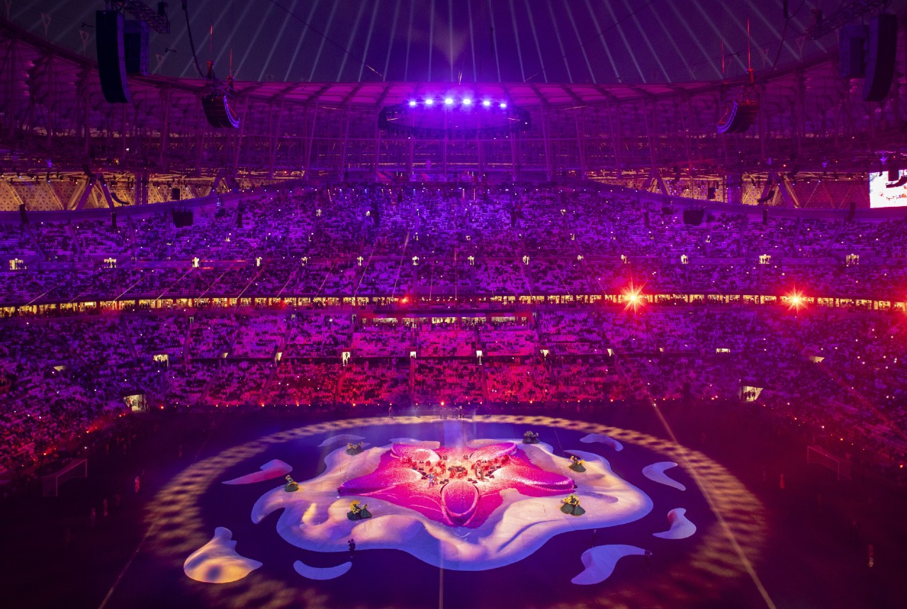 Giant LED petals adorn spectacular AFC Asian Cup kick-off | AV Magazine