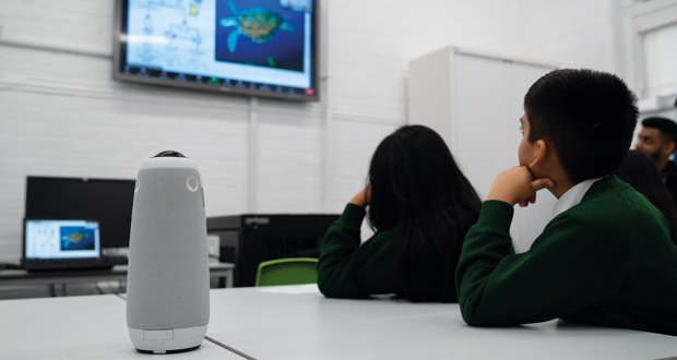 Videoconferencing brings turtle experts into UK school | AV Magazine