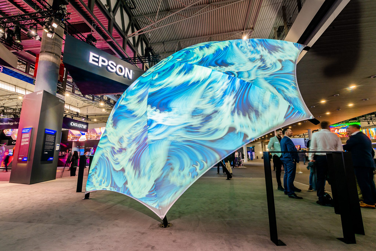 The media servers behind Epson's ISE 2024 giant umbrella | AV Magazine