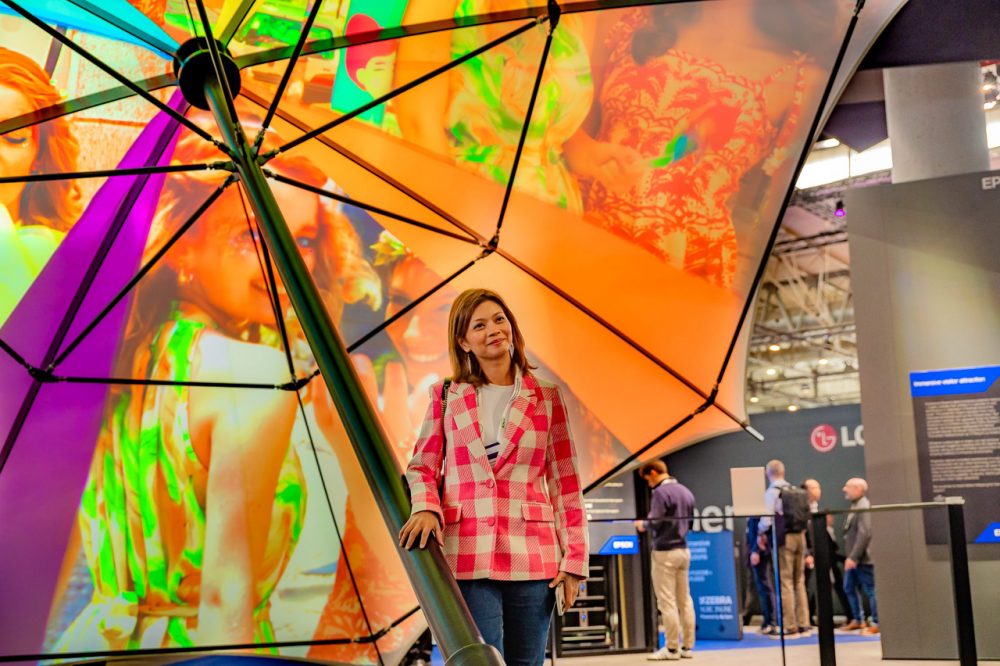 The media servers behind Epson's ISE 2024 giant umbrella | AV Magazine