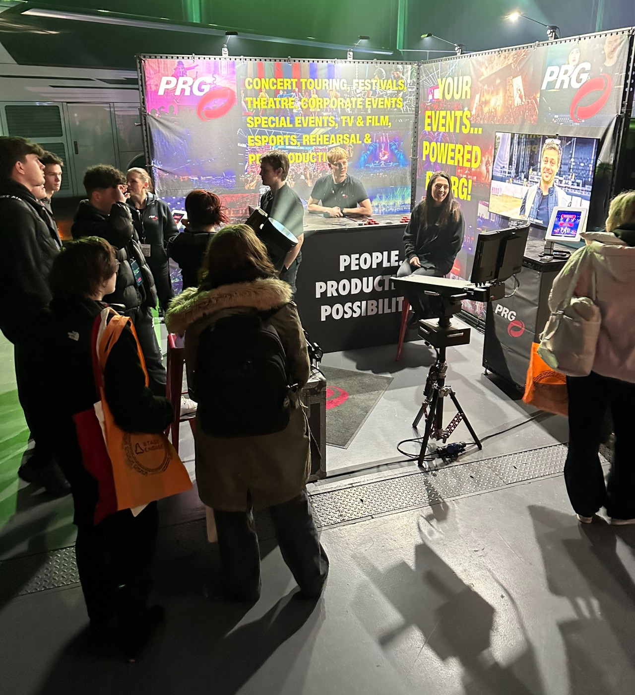 PRG apprentice team stages Production Futures' event | AV Magazine