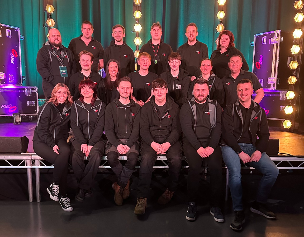 PRG apprentice team stages Production Futures' event | AV Magazine