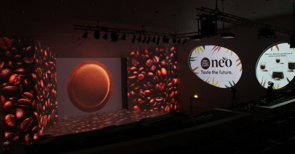 Nescafe launches coffee machine with immersive projection | AV Magazine