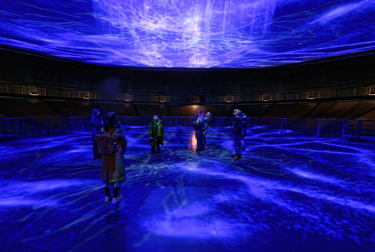 Europe’s tallest exhibition hall shows oceanic projections | AV Magazine