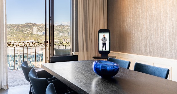 Beverly Hills hotel beams staff into rooms with Proto M | AV Magazine