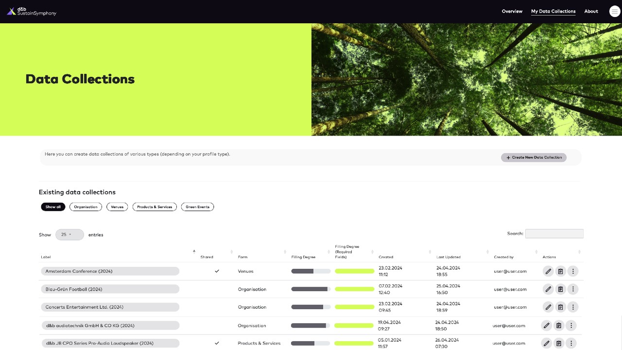 d&b launches event sustainability management plaform – Green Reporter