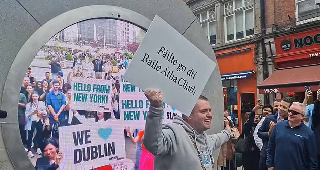 Always-on video portal links New York City and Dublin | AV Magazine