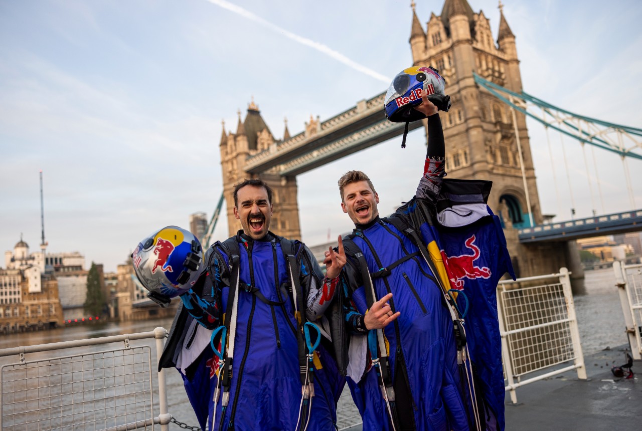 Canon captures first wingsuit flight through Tower Bridge | AV Magazine