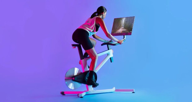 Holographic exercise bike screen ends monotonous rides | AV Magazine