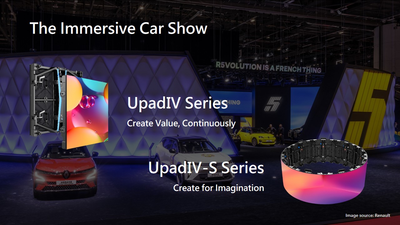 Renault stand at motor show deploys 910 Unilumin panels | AV Magazine