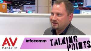 TJ Adams, senior director of product management, QSC| AVI TV | AV Magazine