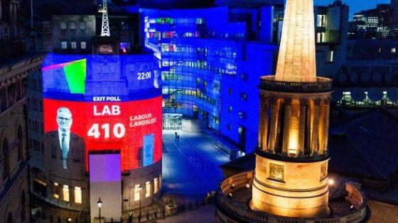 BBC projection maps result of UK general election exit poll | AV Magazine