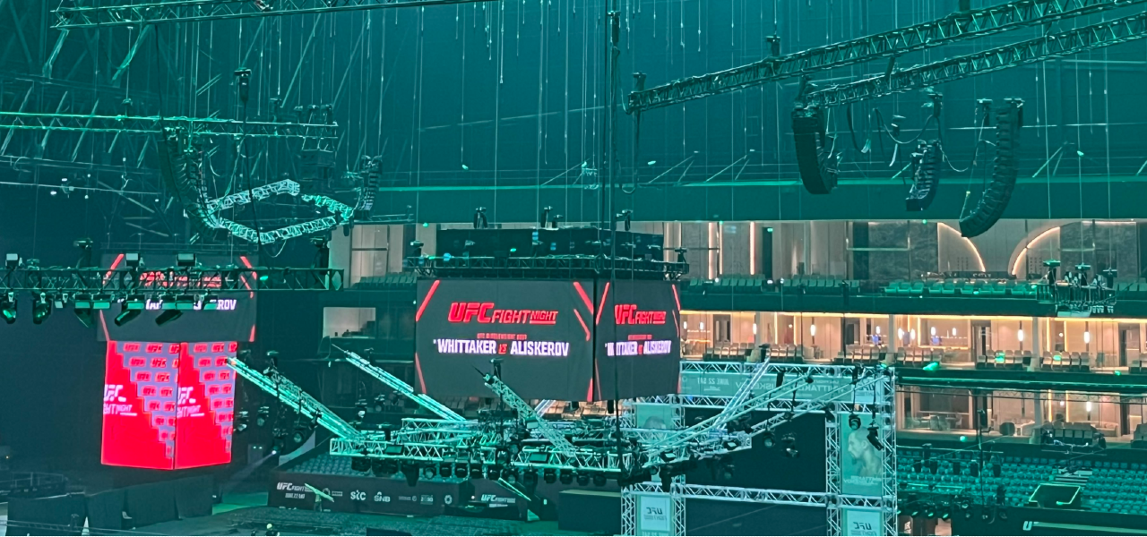 UFC makes Kingdom of Saudi Arabia debut with Clair Global | AV Magazine