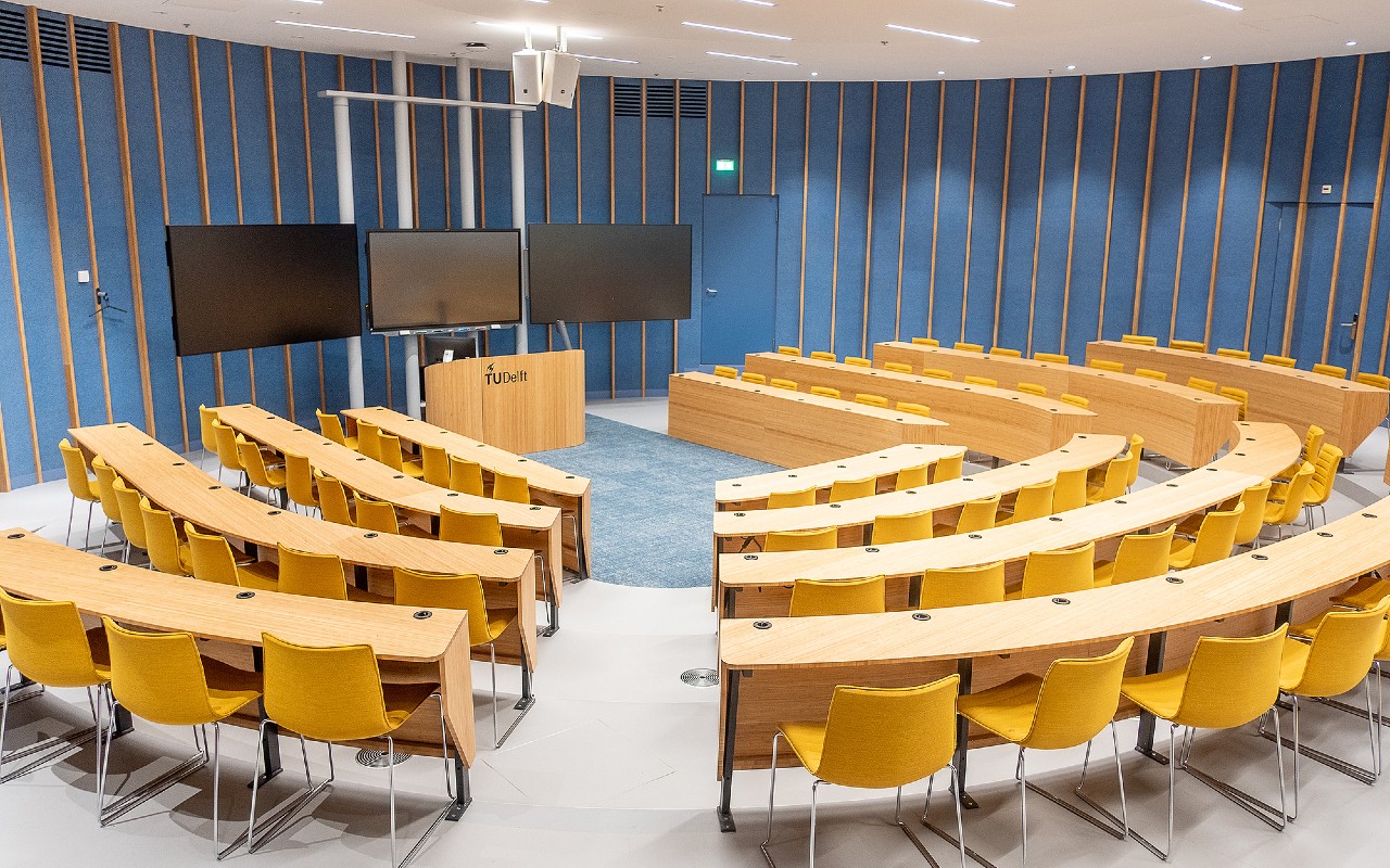 TU Delft’s new Echo building echoes uni choice of NAV Pro | AV Magazine