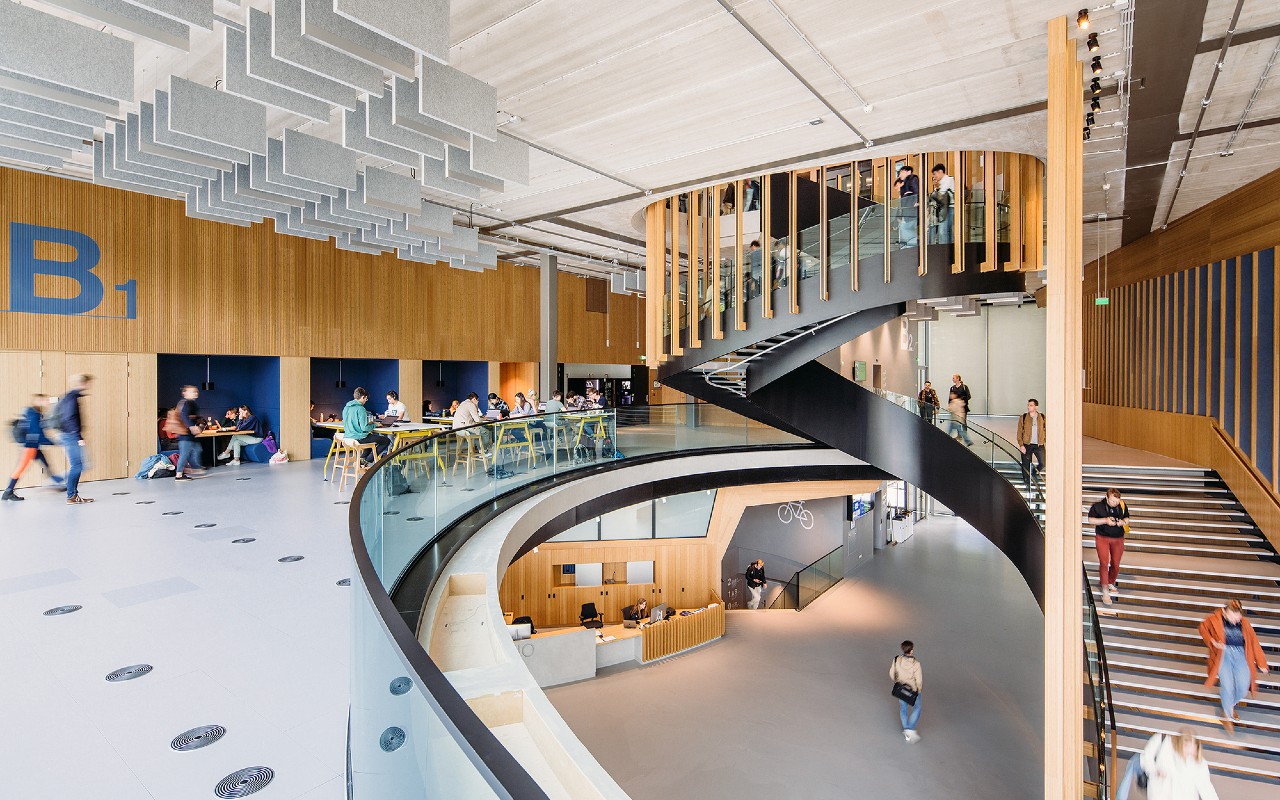 TU Delft’s new Echo building echoes uni choice of NAV Pro | AV Magazine