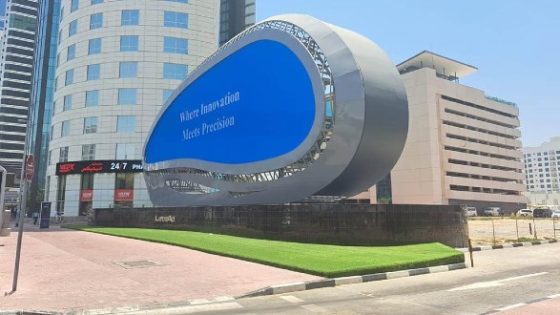 Oval LED displays 'designed to look like they are floating' | AV Magazine