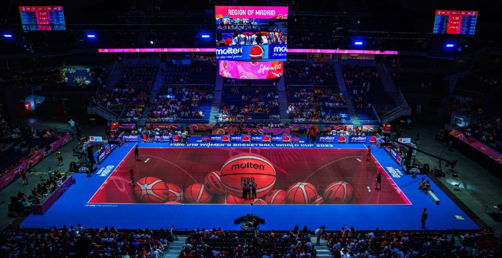 Absen partnership delivers basketball cup's LED sport floor | AV Magazine