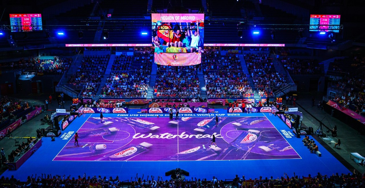Absen partnership delivers basketball cup's LED sport floor | AV Magazine
