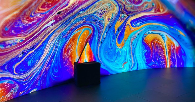 Triangular LED modules are like ‘Lego’ for spherical screens Triangular ...