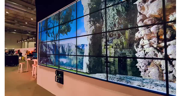 Analog Way demos 530 megapixel canvas at trade show. | AV Magazine