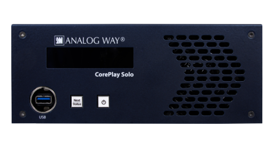 Analog Way makes 4K CorePlay Solo media player available | AV Magazine