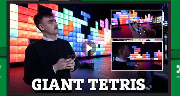 Giant Tetris game to be played on Outernet's 8K AOTO LED | AV Magazine