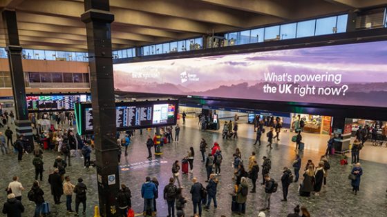 Giant LED screen at London's Euston station switched off | AV Magazine