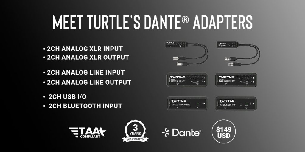 Turtle unveils first hardware with built-in Dante Controller | AV Magazine