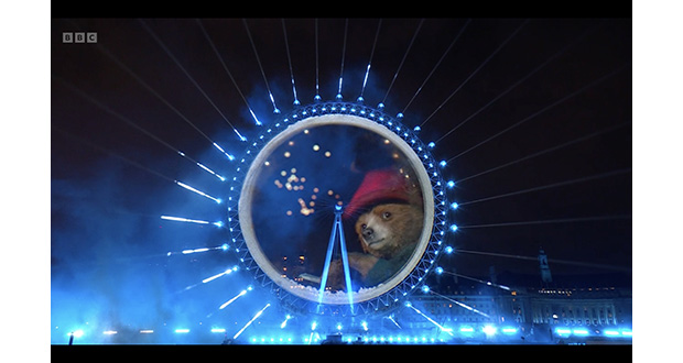 London Eye hologauze projections ring in the new year | AV Magazine