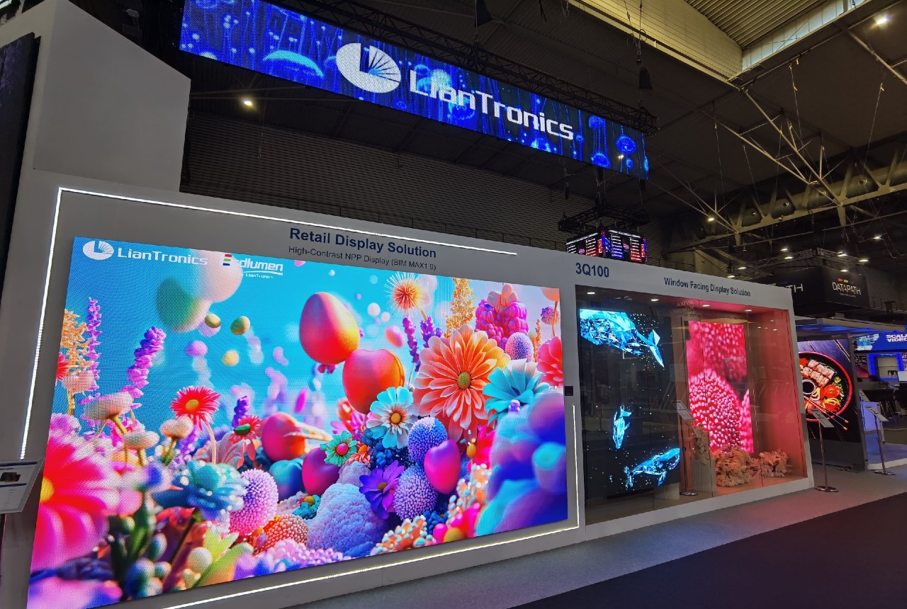 LianTronics and Esdlumen unveil wave-shaped LED at ISE | AV Magazine