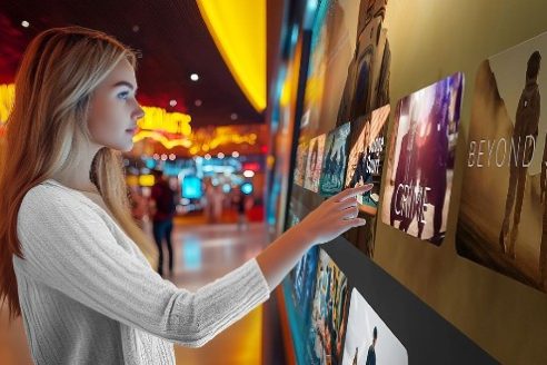 Paradigm AV and Clusta supply interactive window display for Selfridges