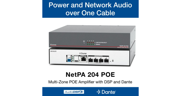 Extron amp delivers power and audio over a single cable | AV Magazine