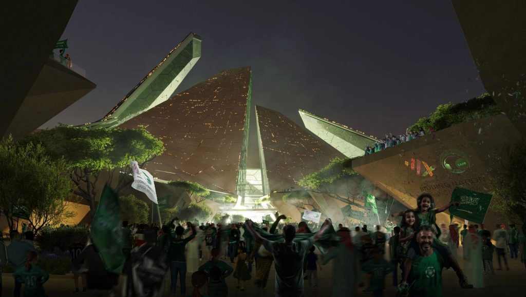 Crystal-like, soaring Saudi stadium to light up World Cup | AV Magazine