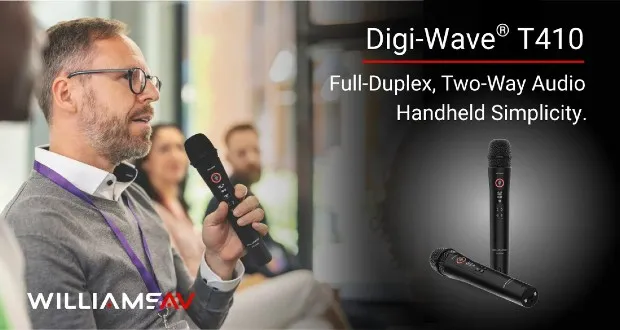 Williams AV unveils first portable two-way mic transceiver | AV Magazine