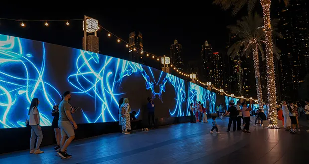 Longest fixed outdoor LED screen in Middle East unveiled | AV Magazine