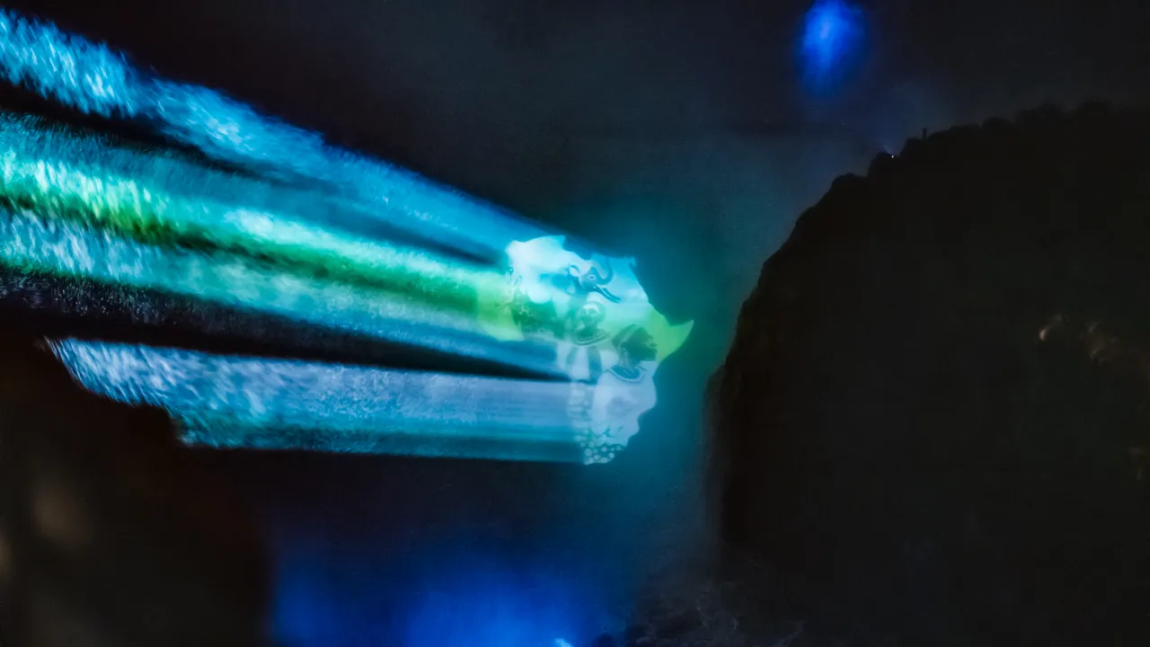 Mighty mist projections cast at world's largest waterfall | AV Magazine