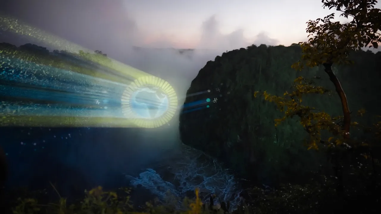 Mighty mist projections cast at world's largest waterfall | AV Magazine