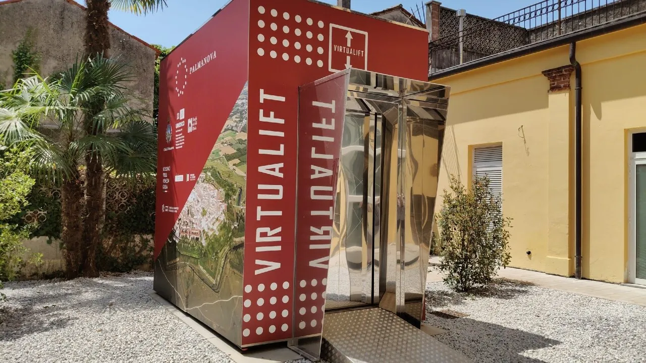 Immersive digital lift offers bird's-eye view of Unesco site | AV Magazine