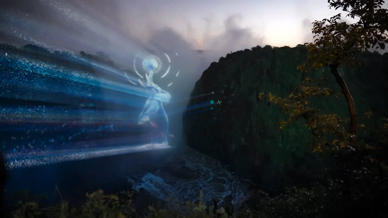 Mighty mist projections cast at world's largest waterfall | AV Magazine