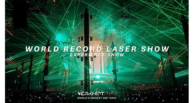 World’s largest laser show record set at hard techno event | AV Magazine