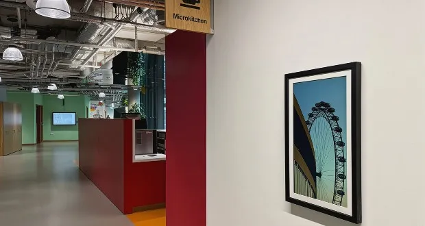 Meta UK HQ hangs Vieunite art display to boost creativity | AV Magazine