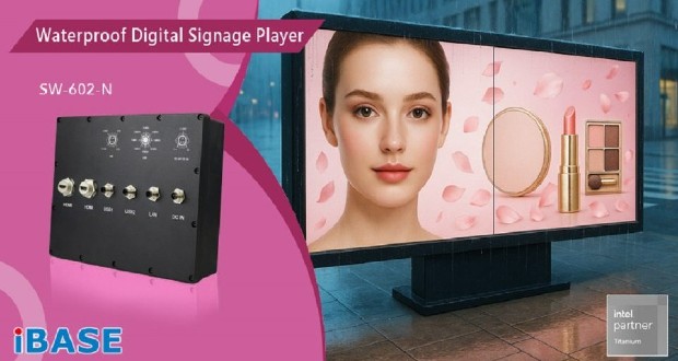 IBASE unveils waterproof and fanless digital signage player | AV Magazine