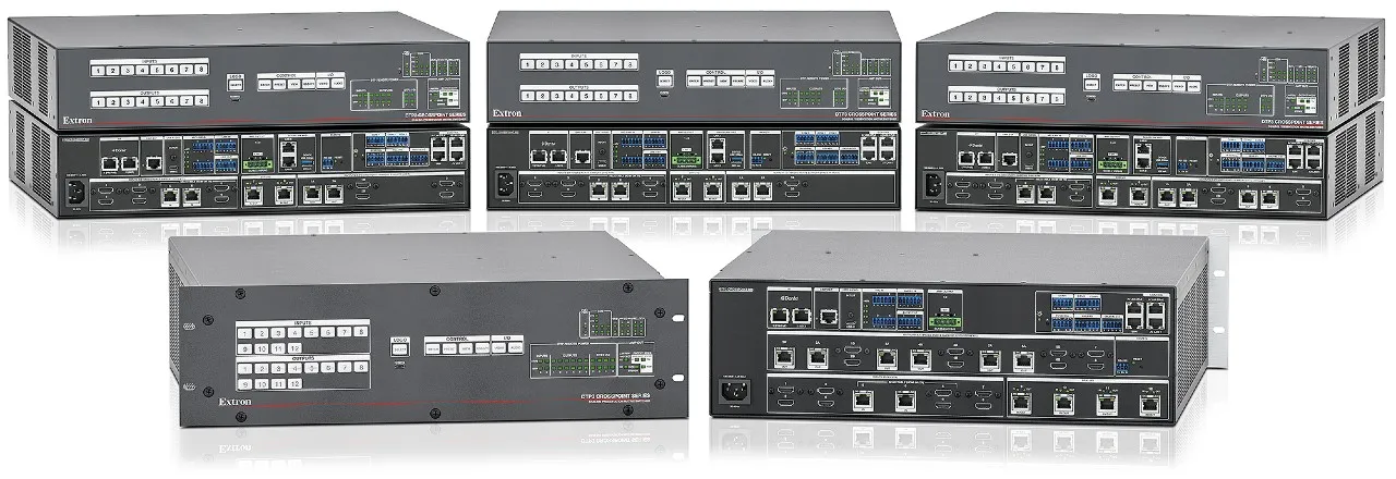 Extron ships complete DTP3 CrossPoint product lineup | AV Magazine