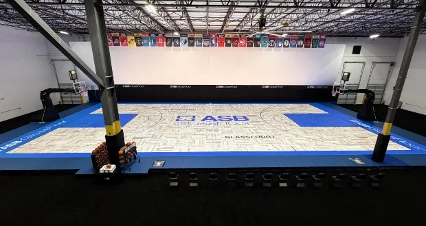 ASB GlassFloor expands NBA partnership LED floor lab | AV Magazine